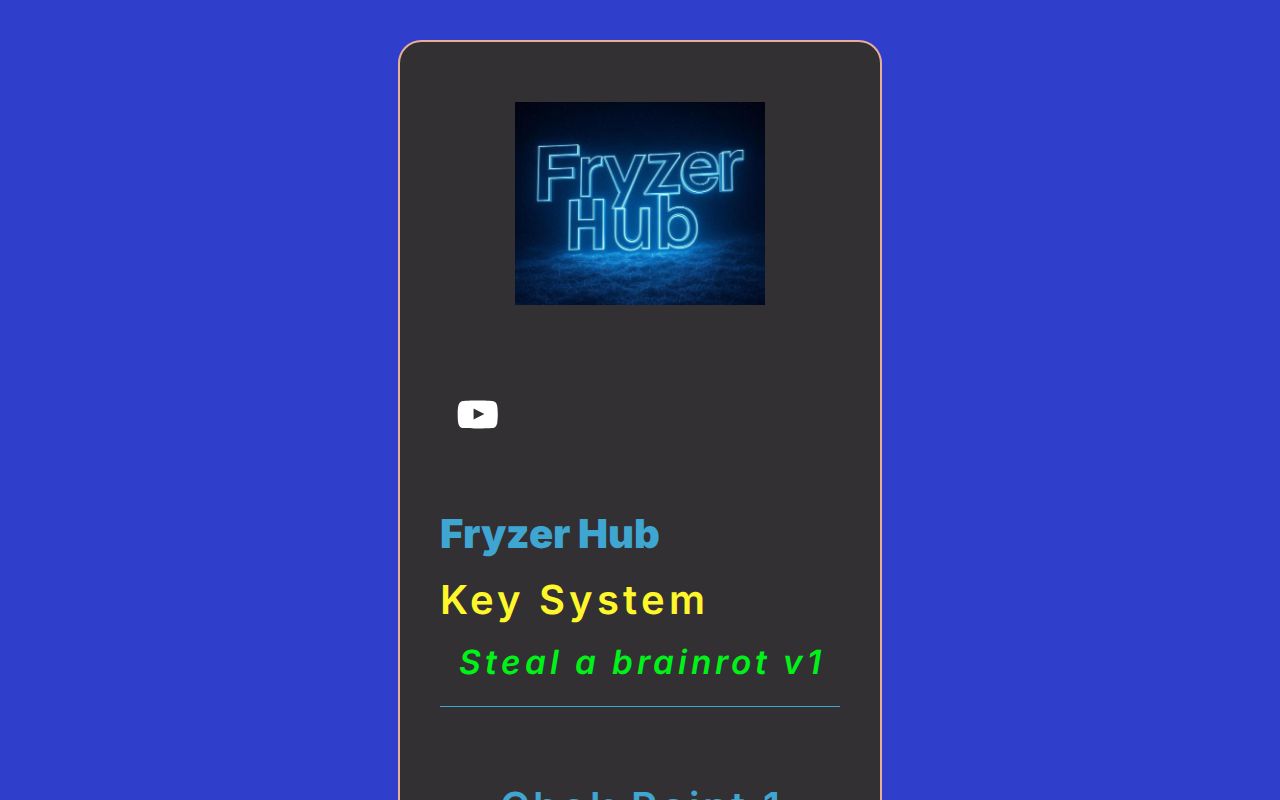steal a brainrot key system v1
